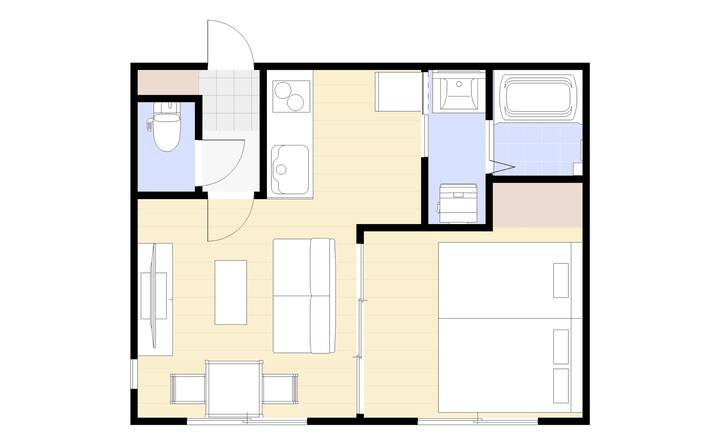 2025.6 オープン　千歳駅徒歩圏内新築Ms　一部屋貸切 - Chitose