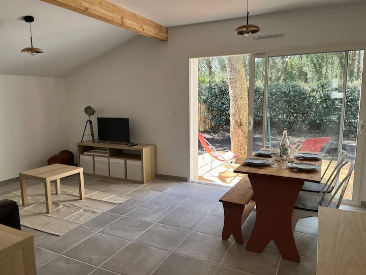 Gites Du Lac : T2 Avec Terrasse Et Jardin - Vieux-Boucau-les-Bains