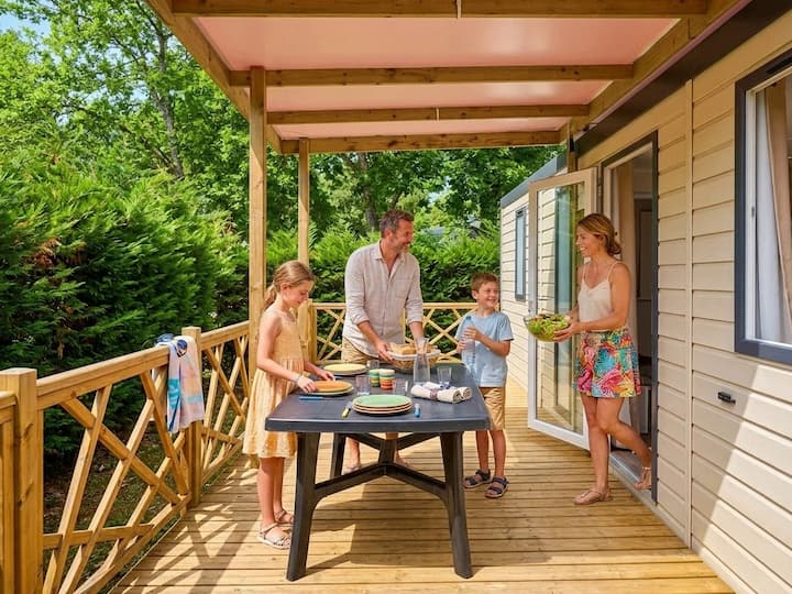 Mobil-home Modulo 3 Pièces 4/6 Personnes Climatisé - Créon