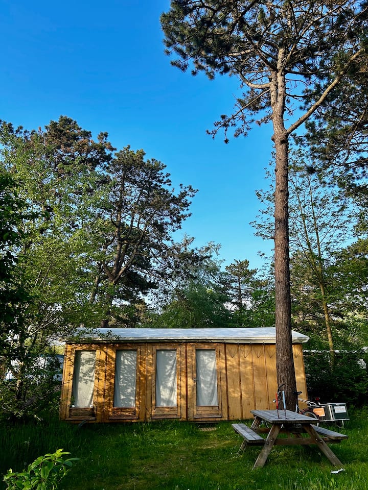 Houten Huisje Op Camping Bakkum - Egmond aan Zee
