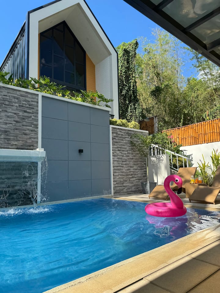 Private Resort With Pool | 2 Loft Cabins - Batangas