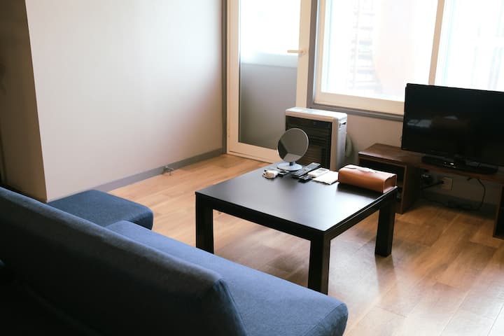 Rakunto帯広東／駅近の宿／1ldkの快適空間（7泊以上の宿泊プラン） - Obihiro