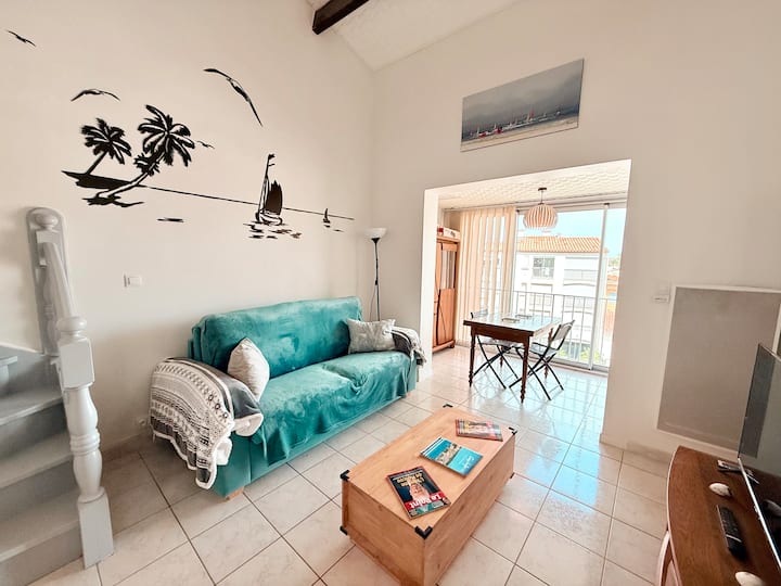 Duplex Avec Terrasse Vue Mer - Grande Conque - T3 - Agde