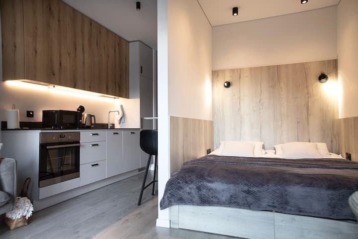 Studio With Balcony, Near Center - Vilna