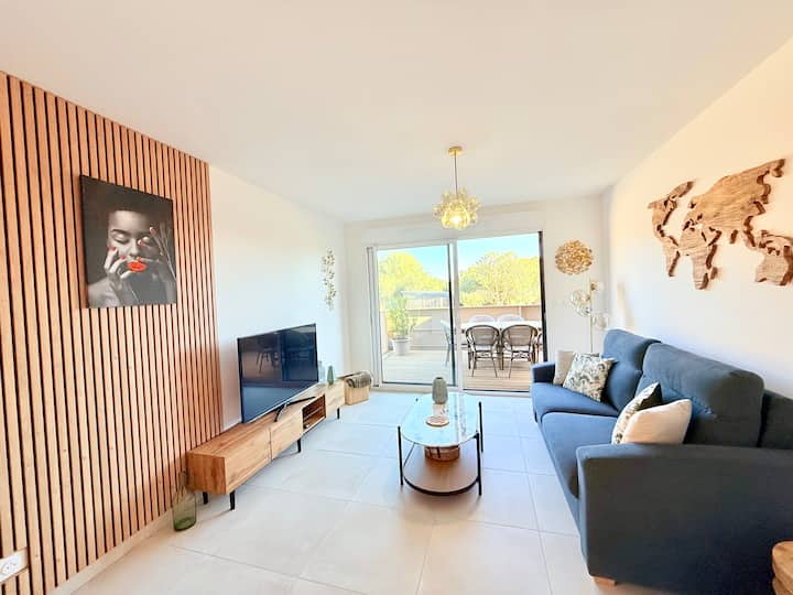 Parc Des Cèdres-magnifique T3-clim-parking - Le Grau d'Agde