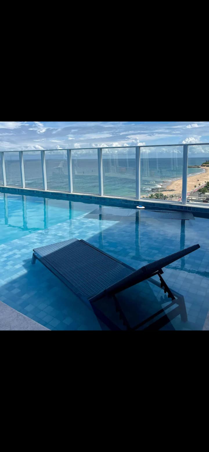 Studio Perto Do Mar, Piscina Rooftop E Pôr Do Sol. - Salvador