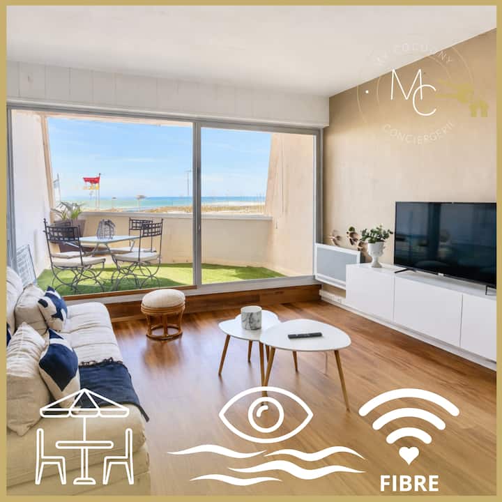 ÉVasion Océane – Studio Alcôve Face Mer, Terrasse - Plage de Notre-Dame-de-Monts