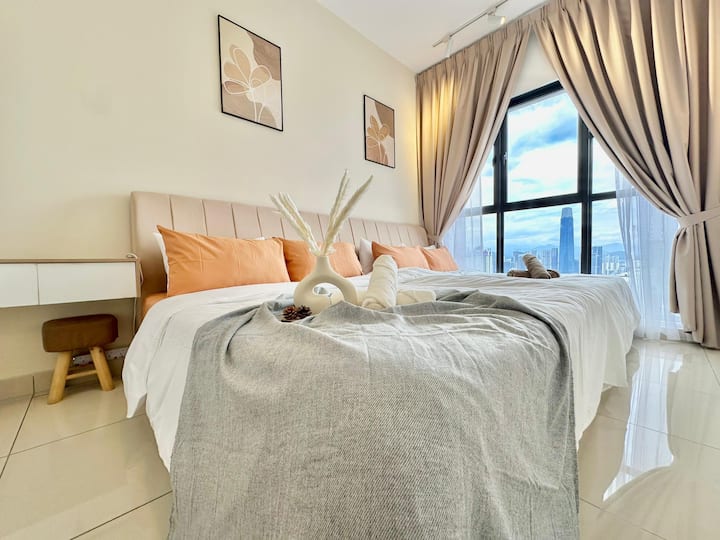 9pax| 3r3b Trion Kl City Centreview|10mins To Klcc - Kuala Lumpur