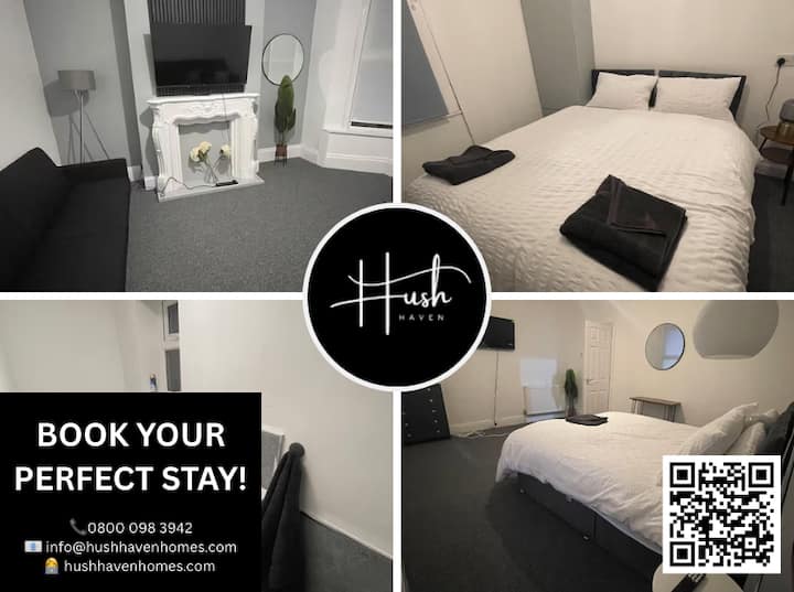 Snooker~parking~wi-fi |Separate Bed For 8 Guests | - Hull