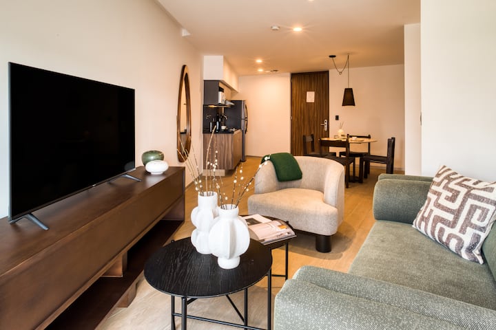 Fabulous Apt For Families Or Groups | Gym+rooftop - Mexico City
