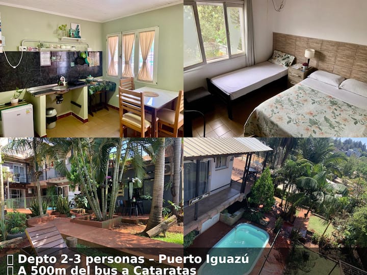 Depto Mate – A 500m Del Bus A Cataratas + Piscina - Puerto Iguazú
