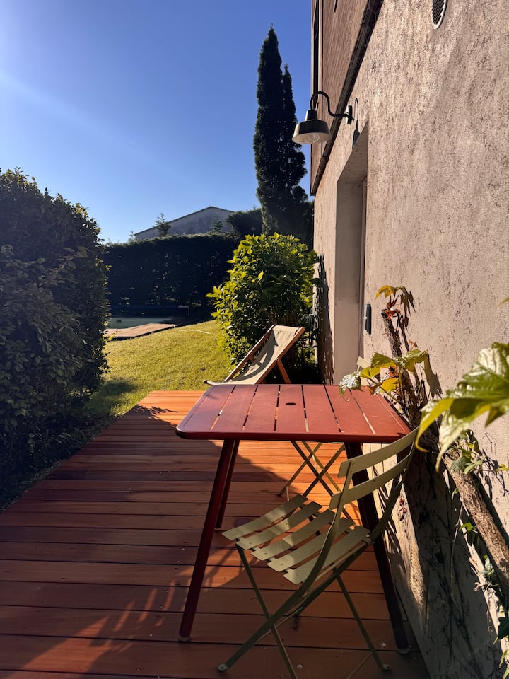 Chambre Avec Terrasse Privative - Nature Et Plage - Bidart