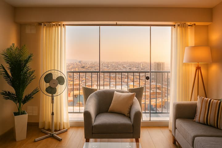 Departamento Moderno Con Gran Vista En Lima - Lima