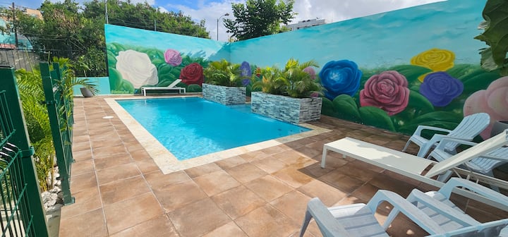 Tropical San Juan Life With Pool - San Juan