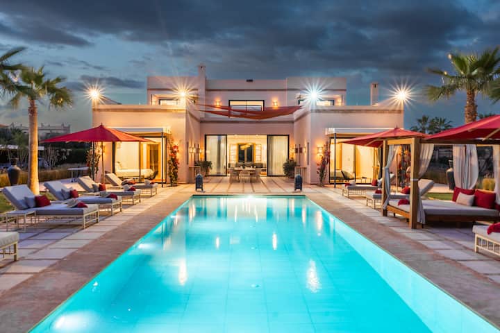 Villa Aljana Piscine Chauffée/hammam/salle De Jeux - Maroc