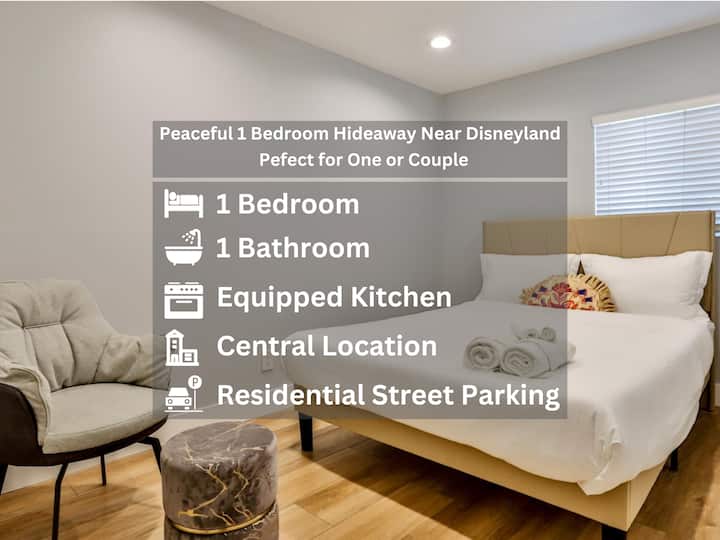Charming 1 Bedroom Jadu 4 Miles To Disneyland! - Anaheim