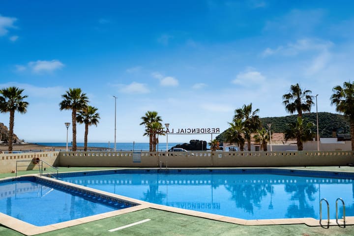 Apto. Primera Línea Con Piscina - Guipas Beach - Puerto de Mazarrón