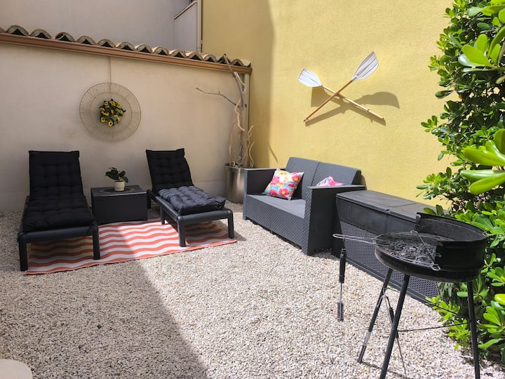 Appt à 100m De La Plage Avec Terrasse Et Jardiné - Narbonne
