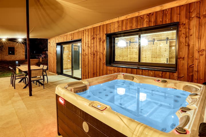 Lepecheternel:lodge Spa Oliviers - Sarlat-la-Canéda