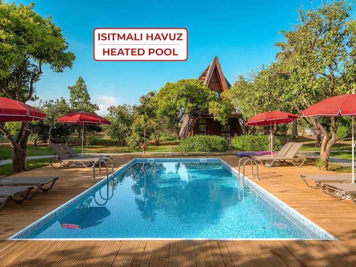 Near The Sea, Heated Pool, Surrounded By Nature. - İncekum