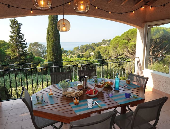 Maison Familiale - Giens, Vue Mer - Porquerolles