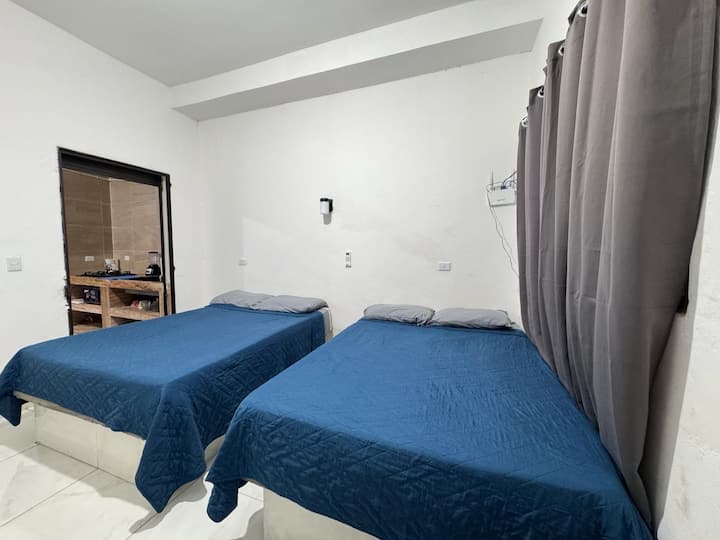 Depa 2 Cuartos Climatizados, 2 Baños Y Cocina - Tapachula