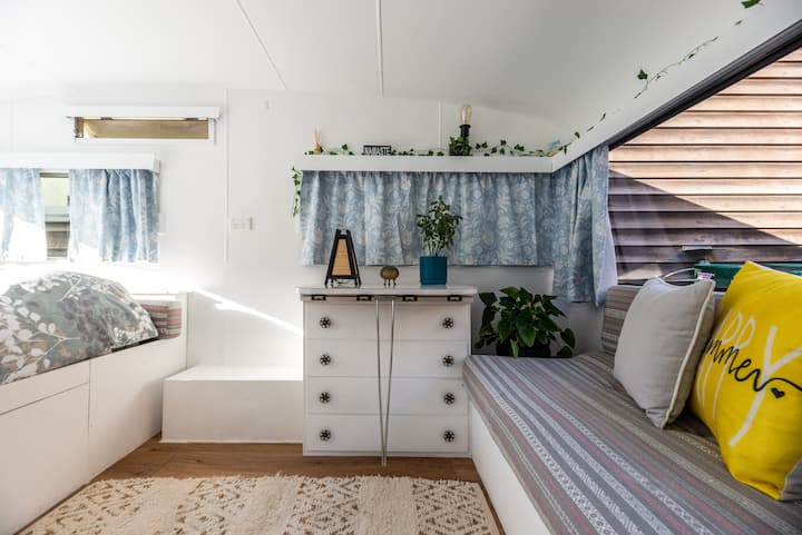 Charming Vintage Caravan Stay - 芒格努伊山