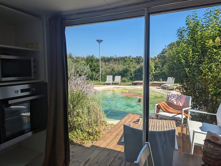 Cottage Avec Piscine Naturelle - Cavaillon