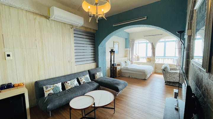 秘密海洋[665] 陽台海景電梯房｜大觀景台｜東大門夜市｜專屬停車場 - Hualien County