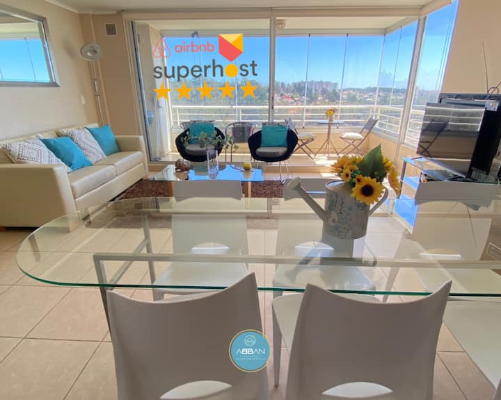 Impresionante Vista 6 Personas Piscinas 2 Estacs. - Algarrobo