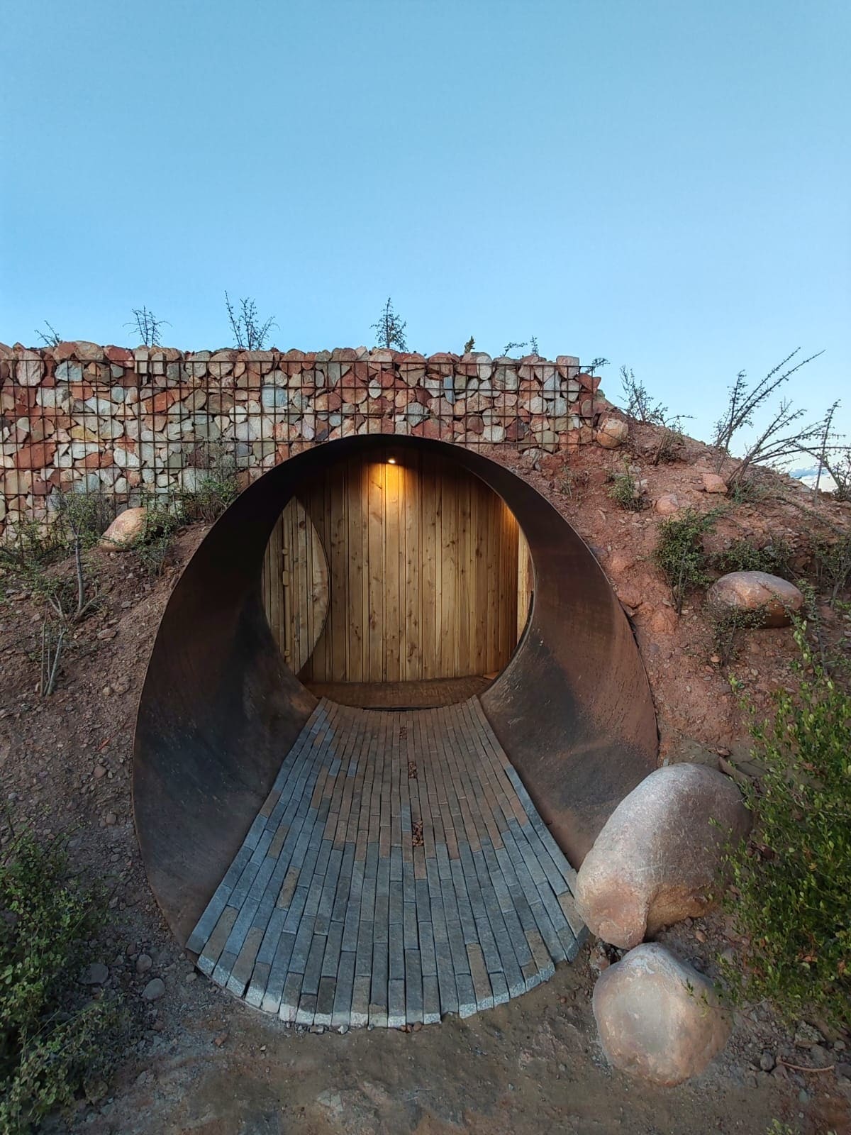 Starlit Cave with hot tub - Earth houses for Rent in De Rust, Western ...