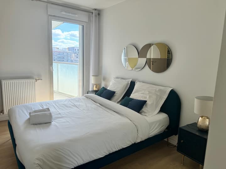 Cosy Moderne 2 Pièces - Balcon - Asnières - Bm - La Garenne-Colombes