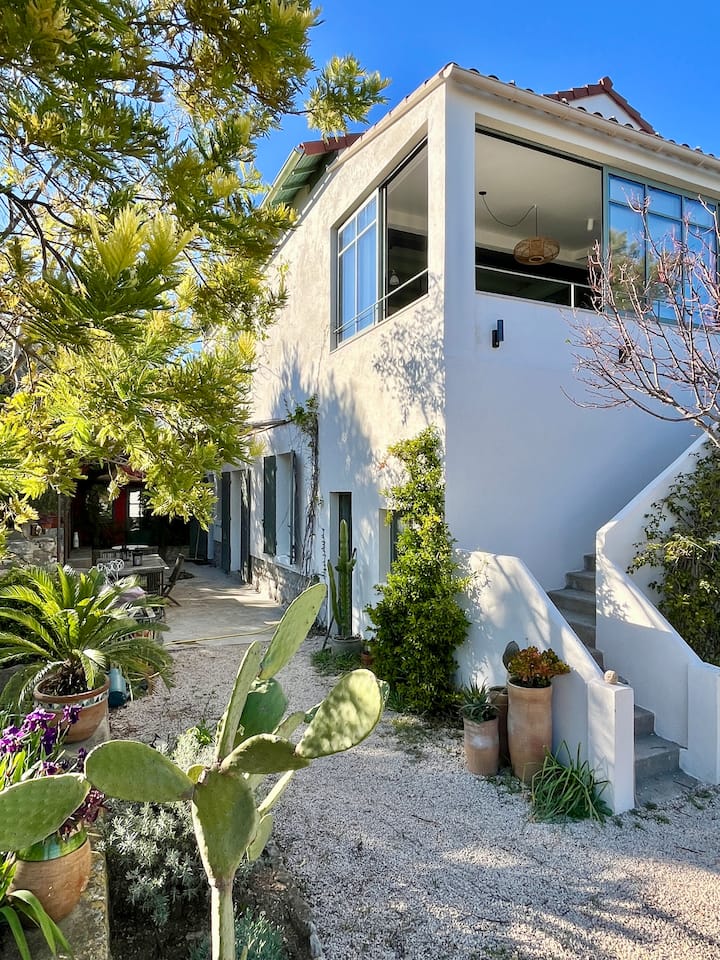 Villa Salis Vue Mer, Proche Des Plages - Carnoux-en-Provence