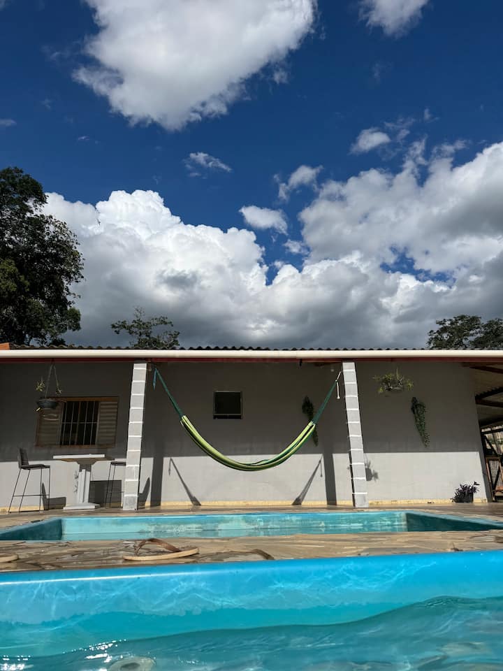 Casa Com Piscina, Pesca, Animais E Diversão - São Roque