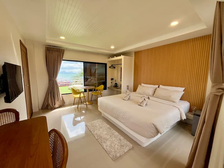 South Beach Inn | Standard Sea View Room + Balcony - Koh Samui