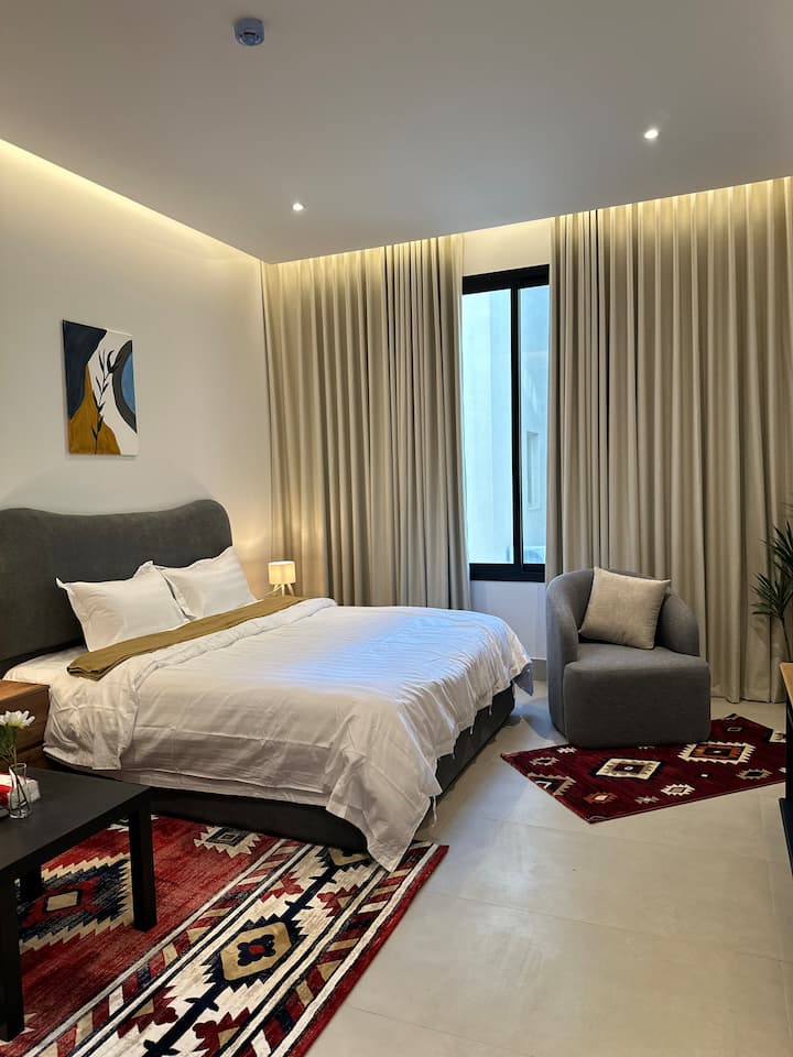 النرجس A- استوديو أنيق تصميم فندقي حديث#N 106 - Riyadh King Khalid Airport (RUH)