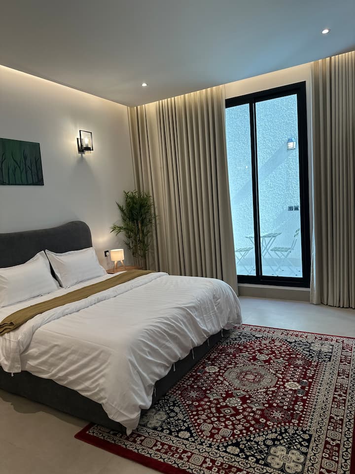 النرجس A- استوديو أنيق تصميم فندقي مع بلكونة#N 03 - Riyadh King Khalid Airport (RUH)