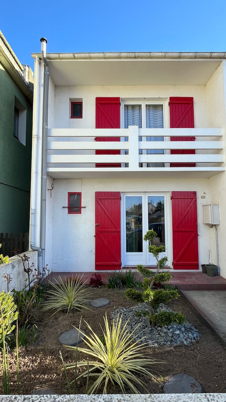 Villa Volets Rouges -Jardin Privé -1km Plage - Somme