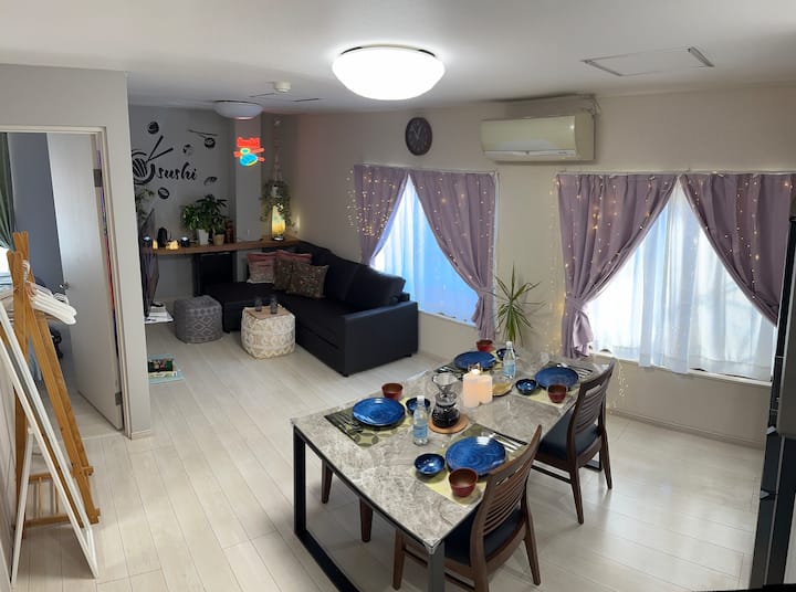 新宿20min, 駅徒歩7min,quiet 1ldk 駅前Walmart等 Sushi 201 - 東村山市