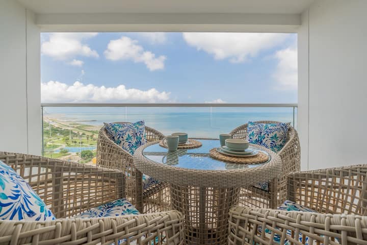 Loft Moderno Vista Mar En Cartagena ÁNgel Del Mar - Cartagena