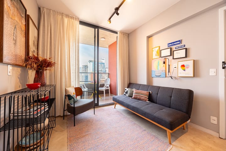 Apê Com Vista Livre, 1 Dorm. E Perto Da Paulista - São Paulo