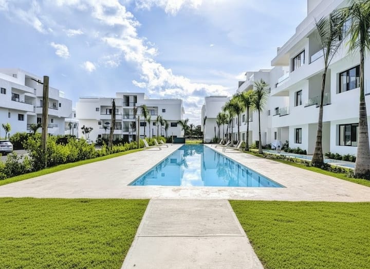 Apartamento De 2 Habitaciones Con Jacuzzi Y Playa - Punta Cana