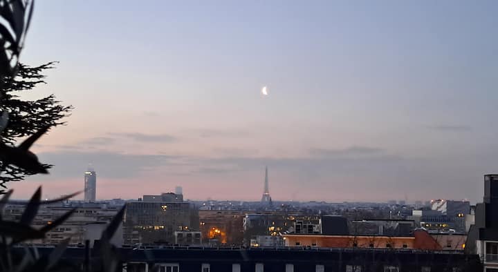 Appartement Vue Tour Eiffel - ibis Budget Courbevoie Paris La Défense