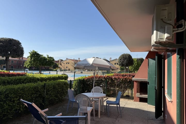 Appartement Confortable Avec Jardin Privé à Bibion - Bibione