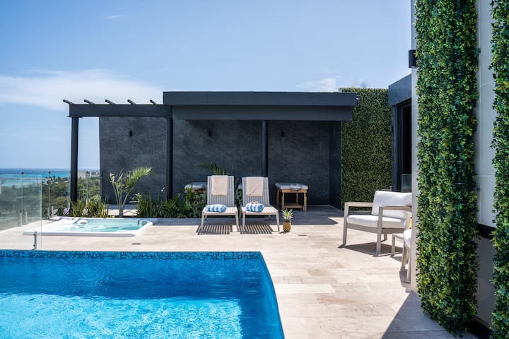 Vive El Caribe Estudio De Lujo Con Ocean View Pool - Playa del Carmen