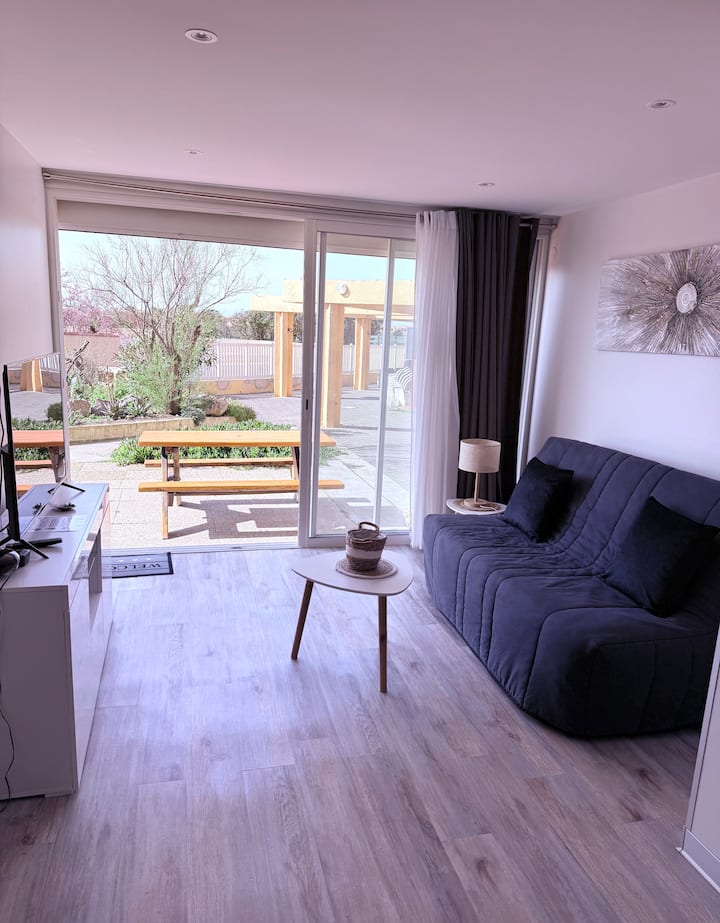 Charmant Studio Naturiste à Deux Pas De La Plage - Leucate