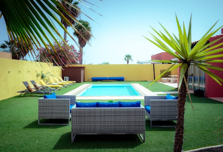 Villa Family Heated Pool Sleeps 12 - Caleta de Fuste