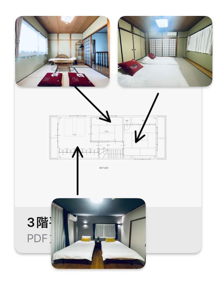 地铁日比野站6分钟 现代和风 独栋整租 2个洗澡间 2个厕所 两台停车位 - Nagoya