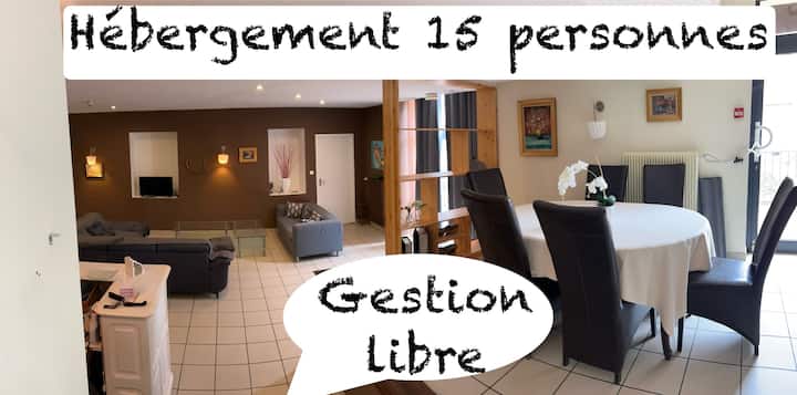 Grand Gîte De L’avenue 7 à 15 Personnes - Langeac