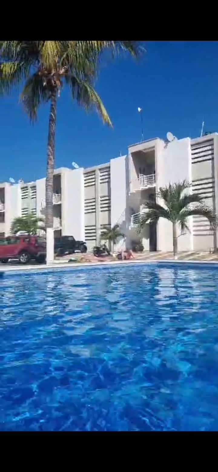 Comfortable Departamento A 7 Min De Playa - Manzanillo